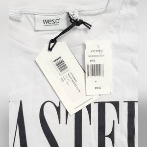 Wesc | Shirts | Wesc White Retro Fit Mason Wasted Youth Graphic Tshirt ...